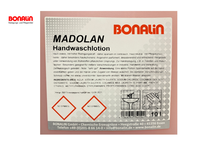 BONALIN Madolan Handwaschlotion - 10 L | REUSCHENBACH